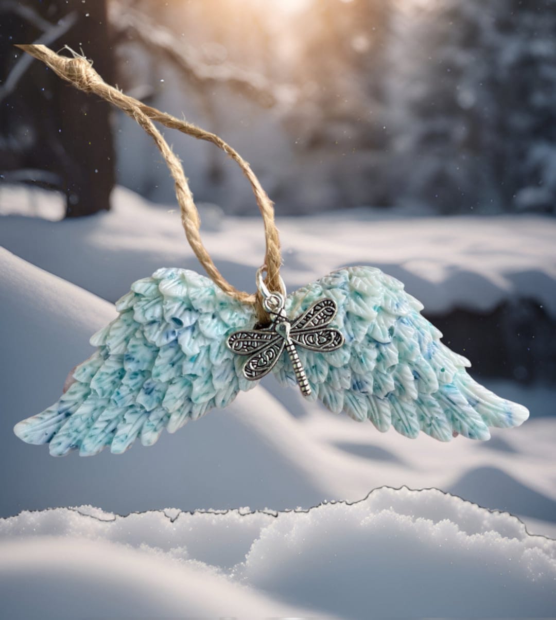 Dragonfly Angel Wings Ornament - Etsy