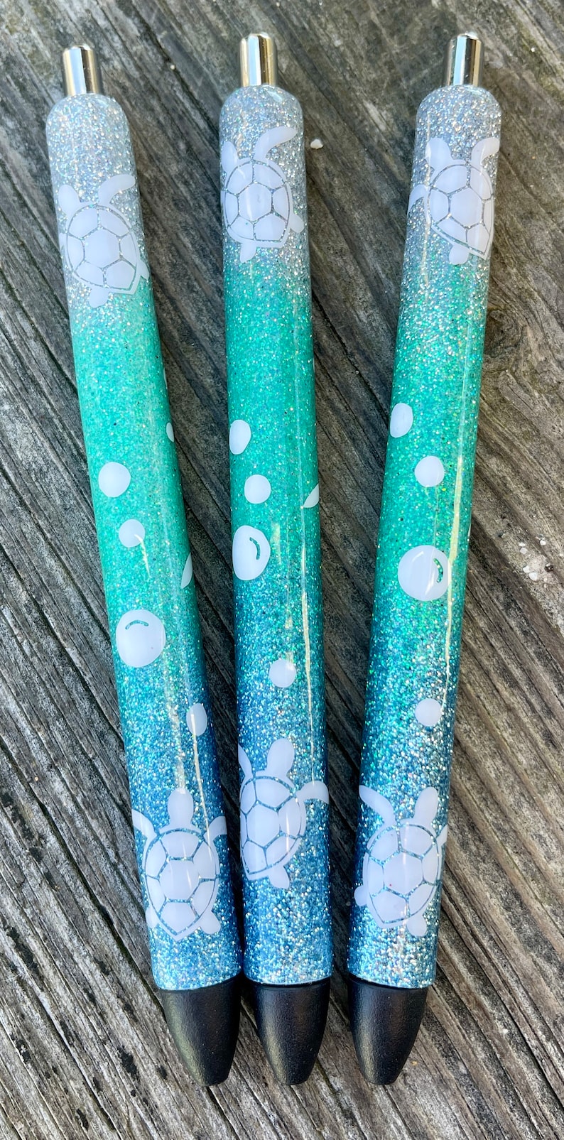 Glitter Sea Turtle Pen - Etsy