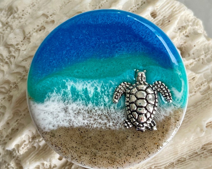 Sea Turtle Beach Phone Holder - Etsy