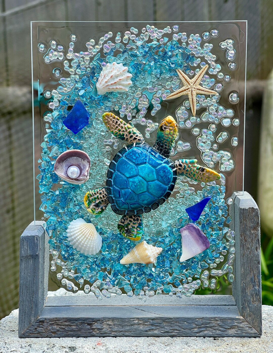 Sea Turtle Sea Shell Stand - Etsy