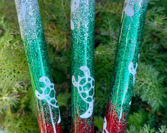 Glitter Hawaiian Sea Turtle Pen - Etsy