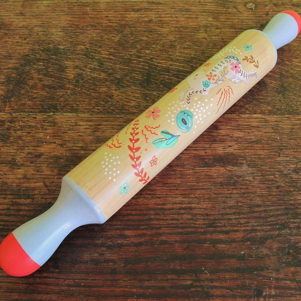 Painted Rolling Pins - Etsy