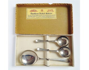 Nickel silver spoon | Etsy