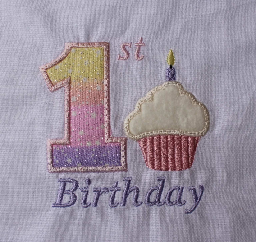 Baby Embroidery Shop Applique Birthday Numbers - Etsy