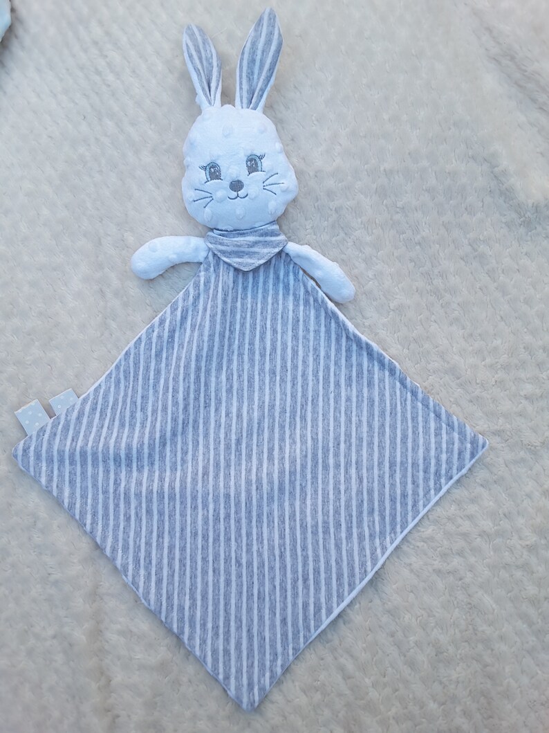 Baby Bunny Cuddle Cloth/lovey Machine Embroidery Made in the Hoop - Etsy