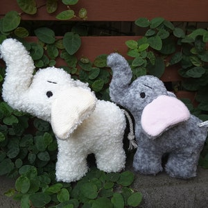 In the Hoop Machine Embroidery Elephant Soft Toy - Etsy