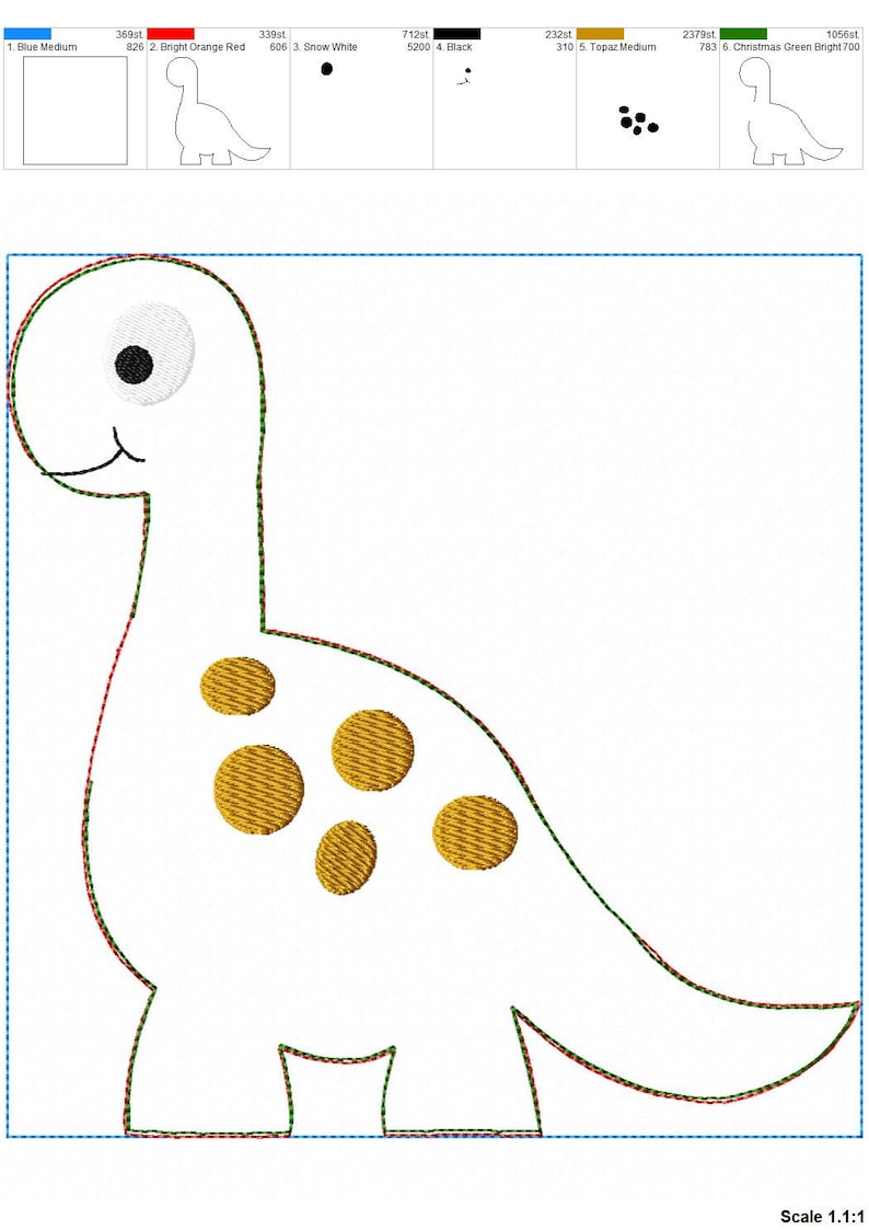 In the Hoop Soft Toy Baby Dinosaur Machine Embroidery - Etsy