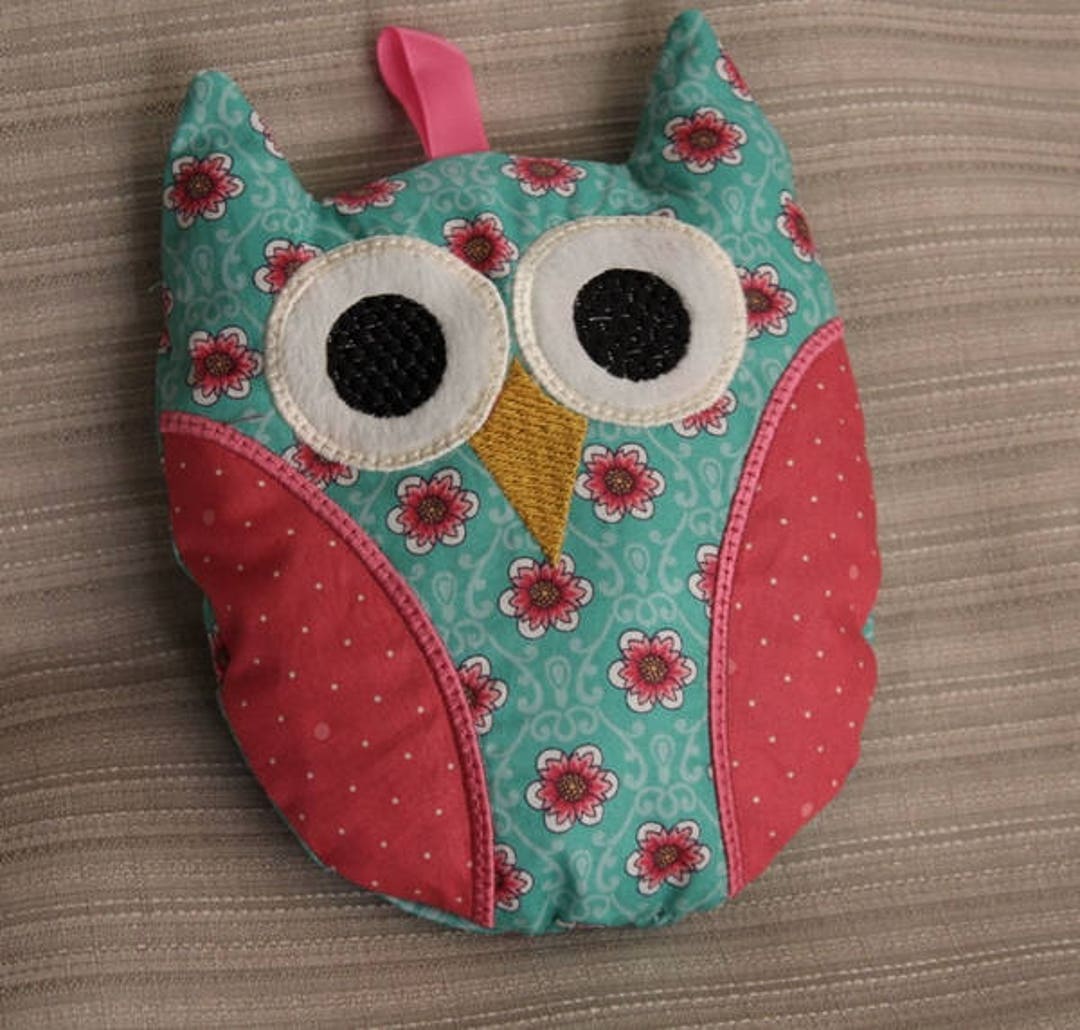 Owl Scrunchie Sensory Toy for Babies Made in the Embroidery Hoop - Etsy
