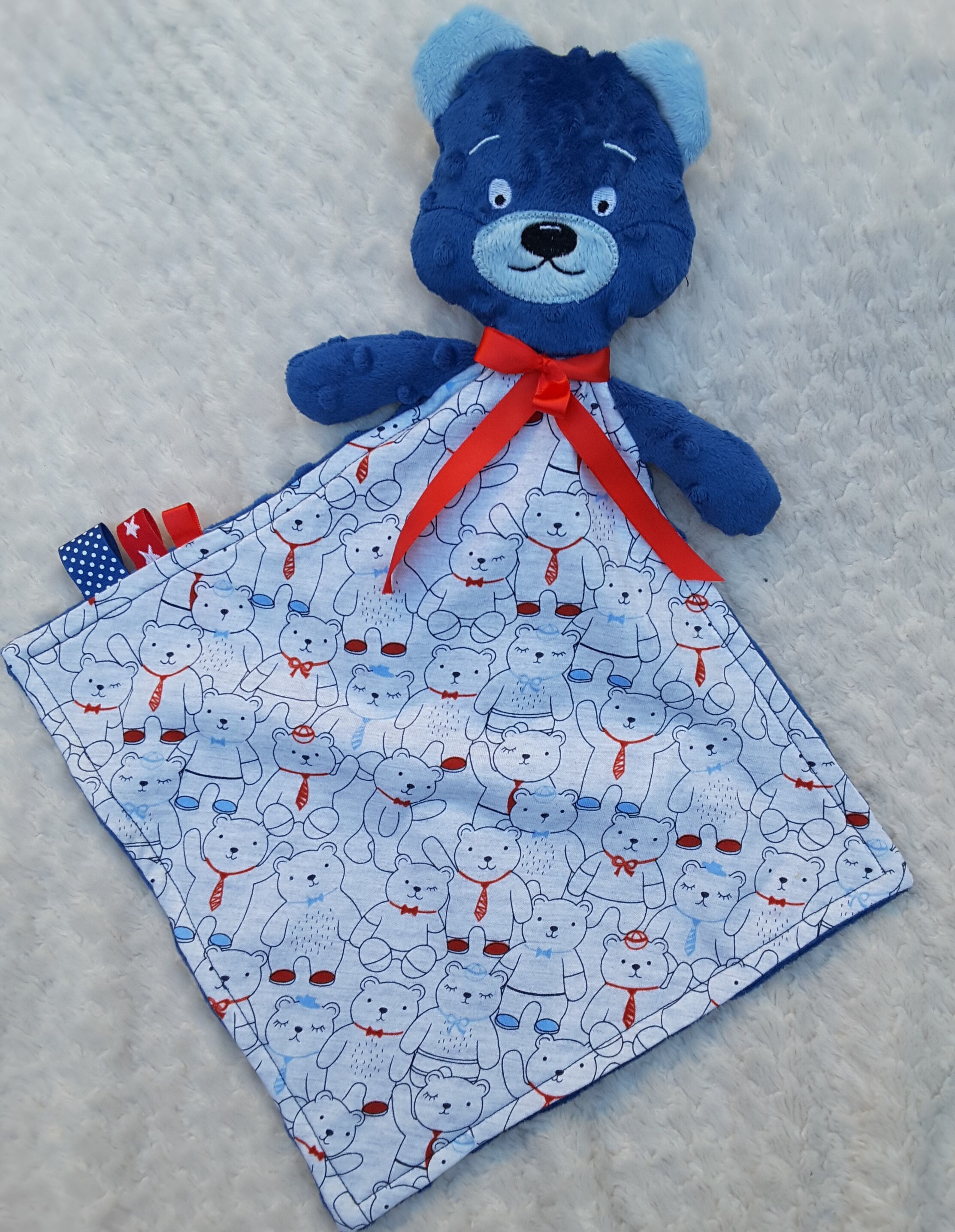 Cuddly Bear Lovey/comforter for Babies Made in the Hoop Machine ...