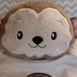 In the Hoop Soft Sensory Toy Baby Monkey for Infants and Babies - Etsy