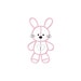 Baby Applique Machine Embroidery Design Patchwork Bunny - Etsy