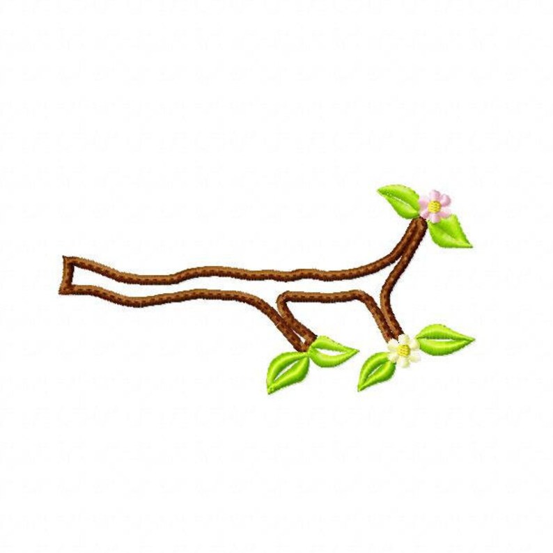 Baby Applique Machine Embroidery Design Branches - Etsy