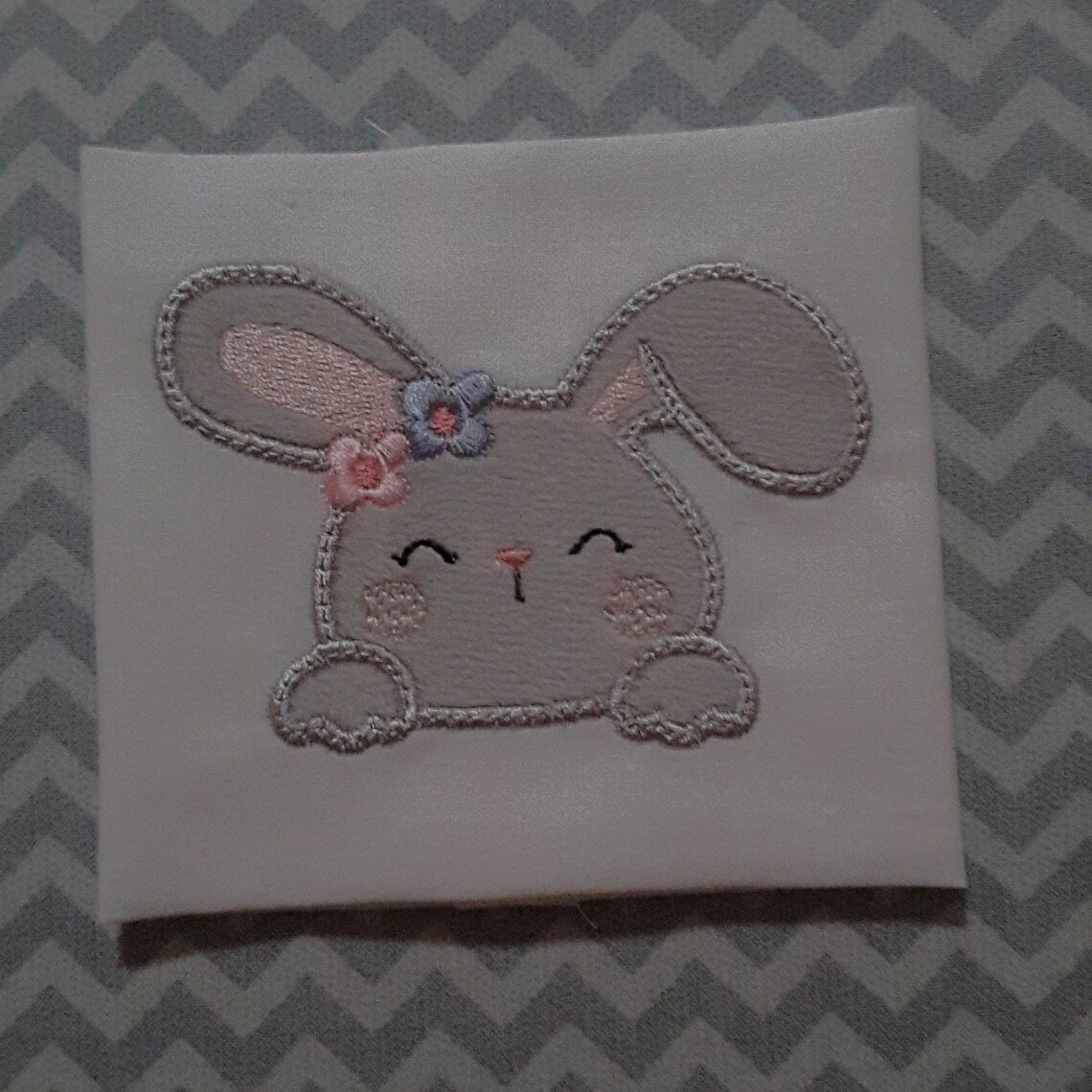 Applique Machine Embroidery Design Cute Baby Bunny - Etsy