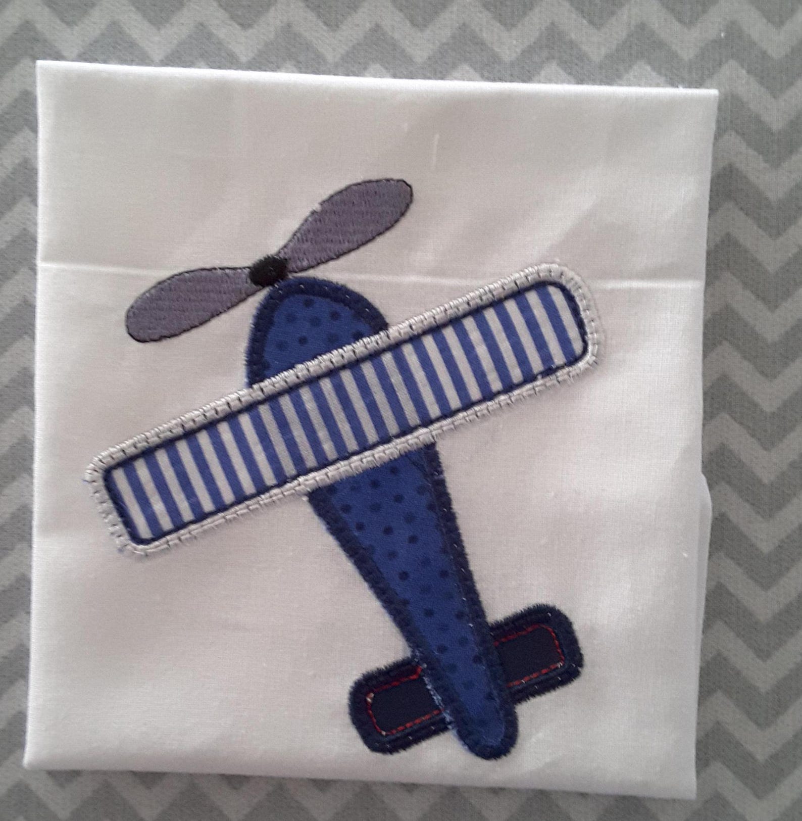Applique Machine Embroidery Glider Plane - Etsy