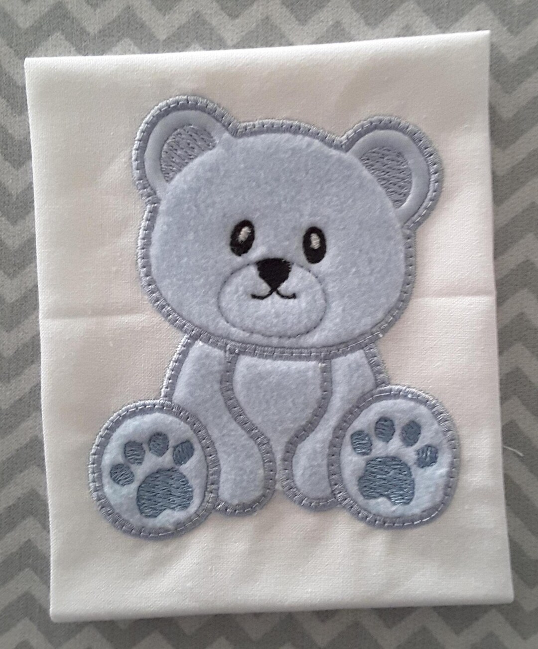 Baby Bear Applique Embroidery Machine Design. - Etsy