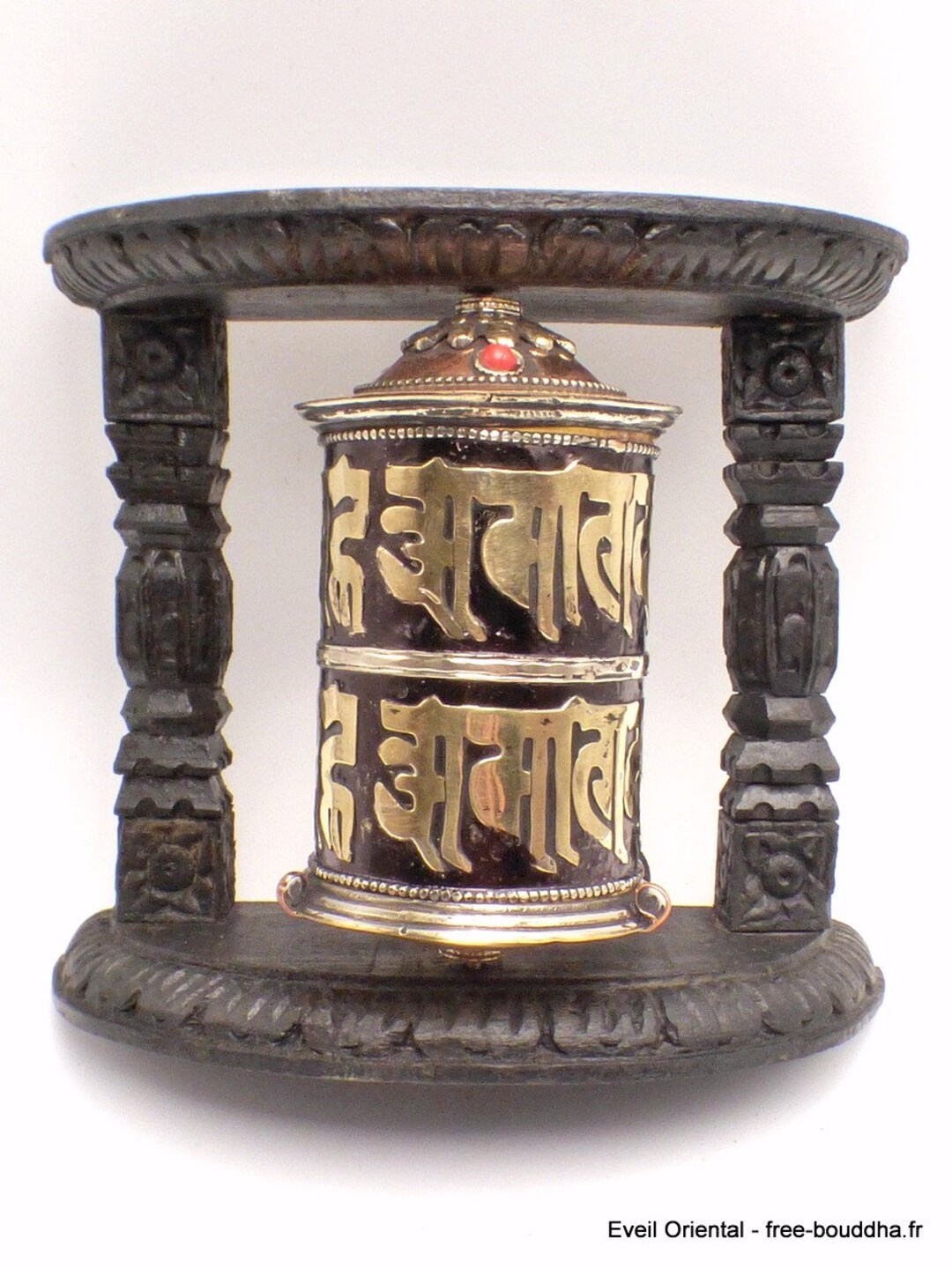 Tibetan Wall-mounted Prayer Wheel With 2 Mantras, PGAM6 - Etsy