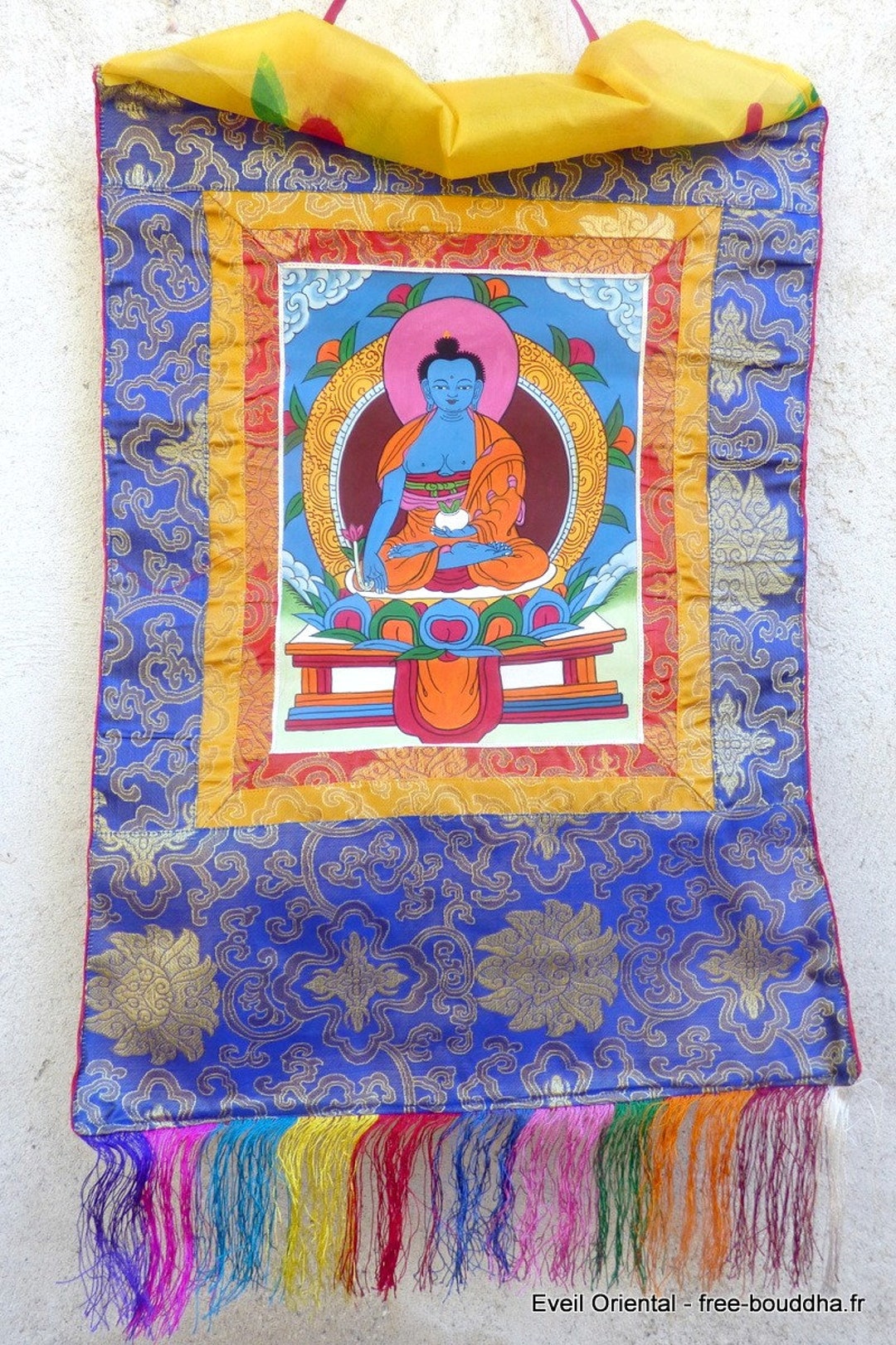 TANGKA BUDDHA MEDICINE Buddha Wisdom Tibet Compassion Dorje Meditation ...