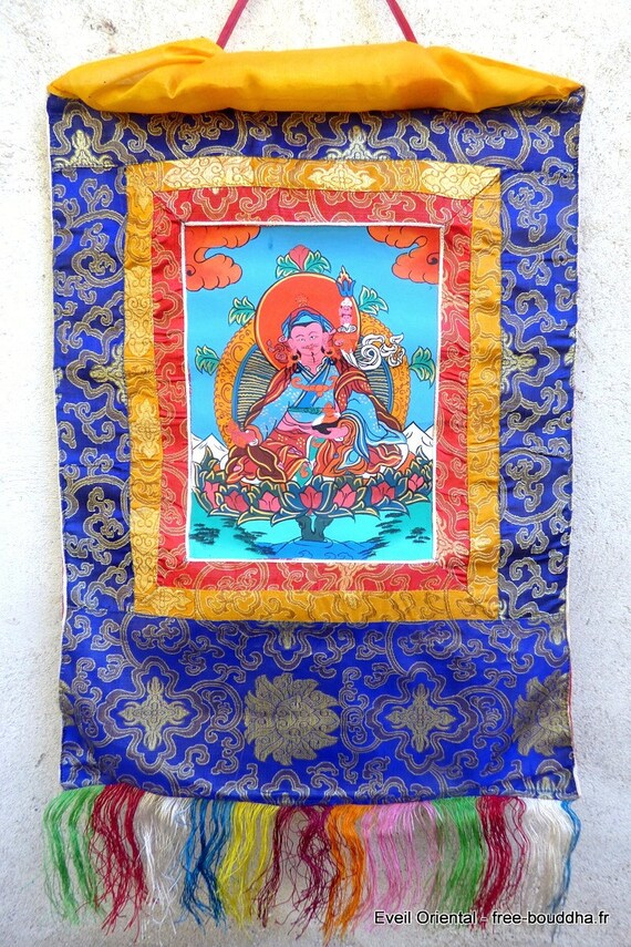 Tibetan Tangka Guru Rinpoche Tanka Painting Buddhist Temple - Etsy UK