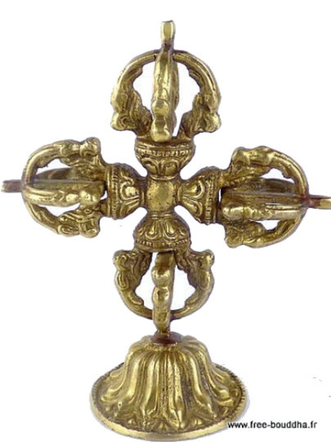 Tibetan Dorje Vajra on Base, Buddhist Ritual Object, Symbol of ...