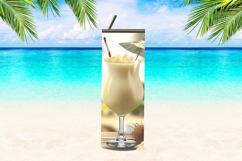 Pina Colada Tumbler Design Cocktail Tumbler Wrap Png-png Digital ...