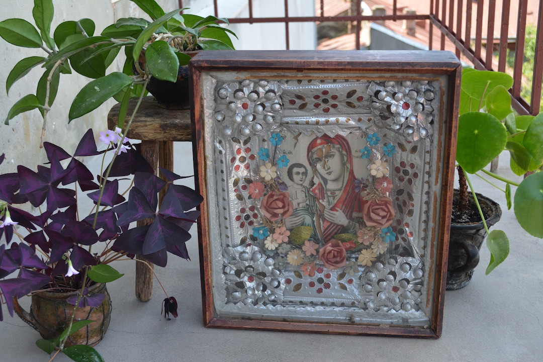 Antique Russian Icon - Byzantine Icon - Orthodox Russian Catholic ...