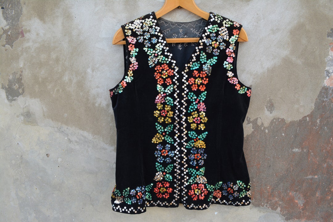 Antique Ukrainian Vest Traditional Ukrainian Costume - Vintage Blouse ...