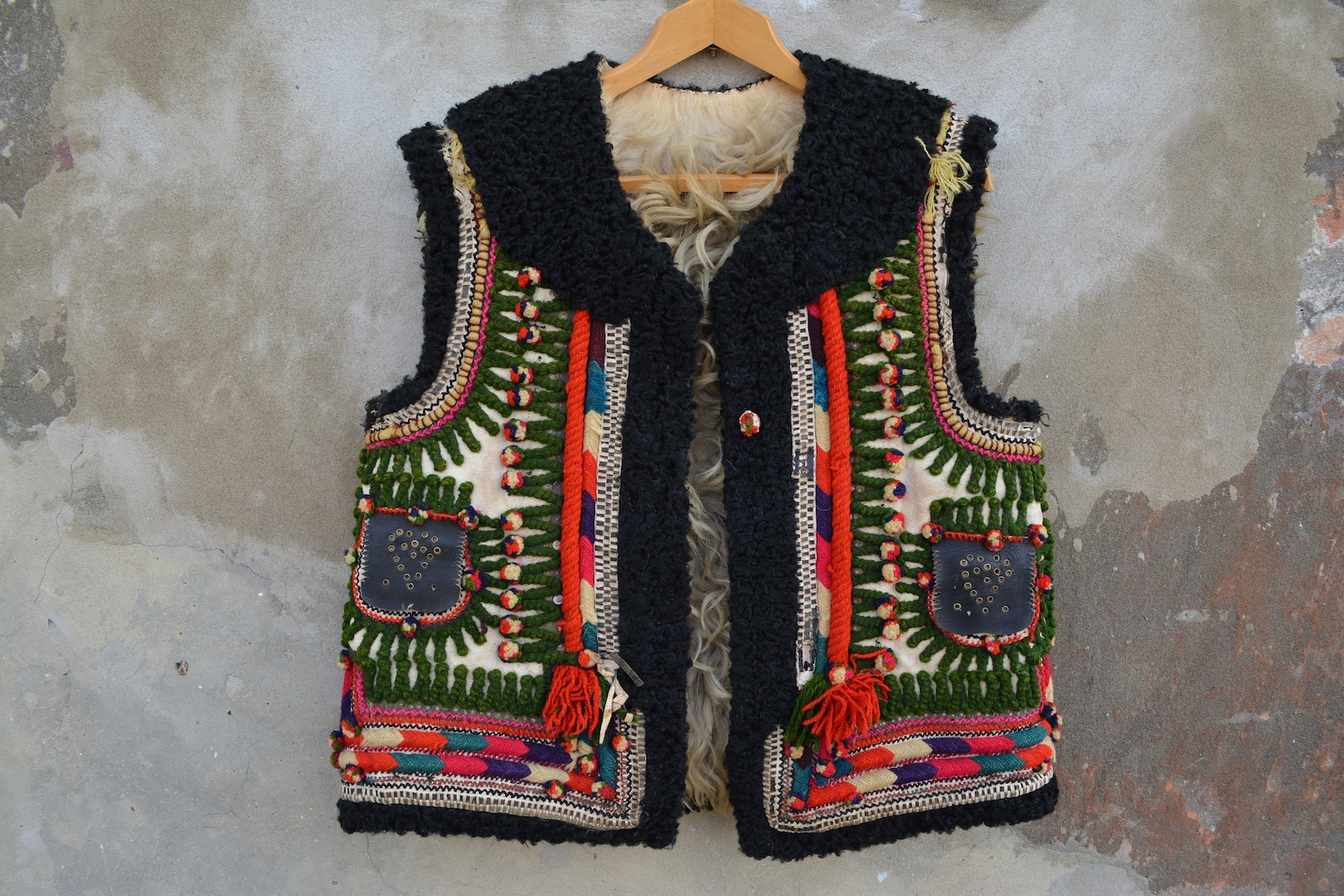 Antique Ukrainian Vest Traditional Ukrainian Sleeveless - Etsy