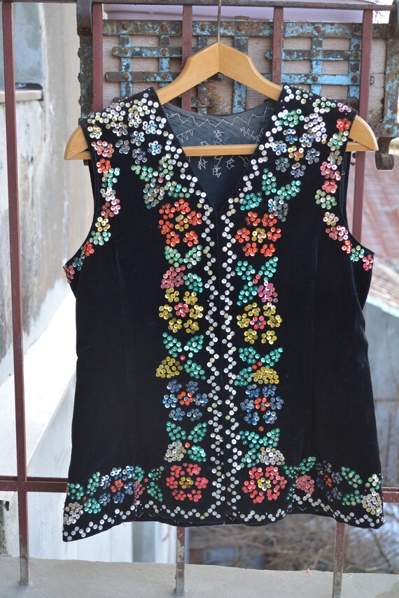 Antique Ukrainian vest Traditional Ukrainian costume… - Gem