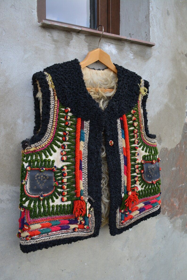Antique Ukrainian Vest Traditional Ukrainian Sleeveless - Etsy