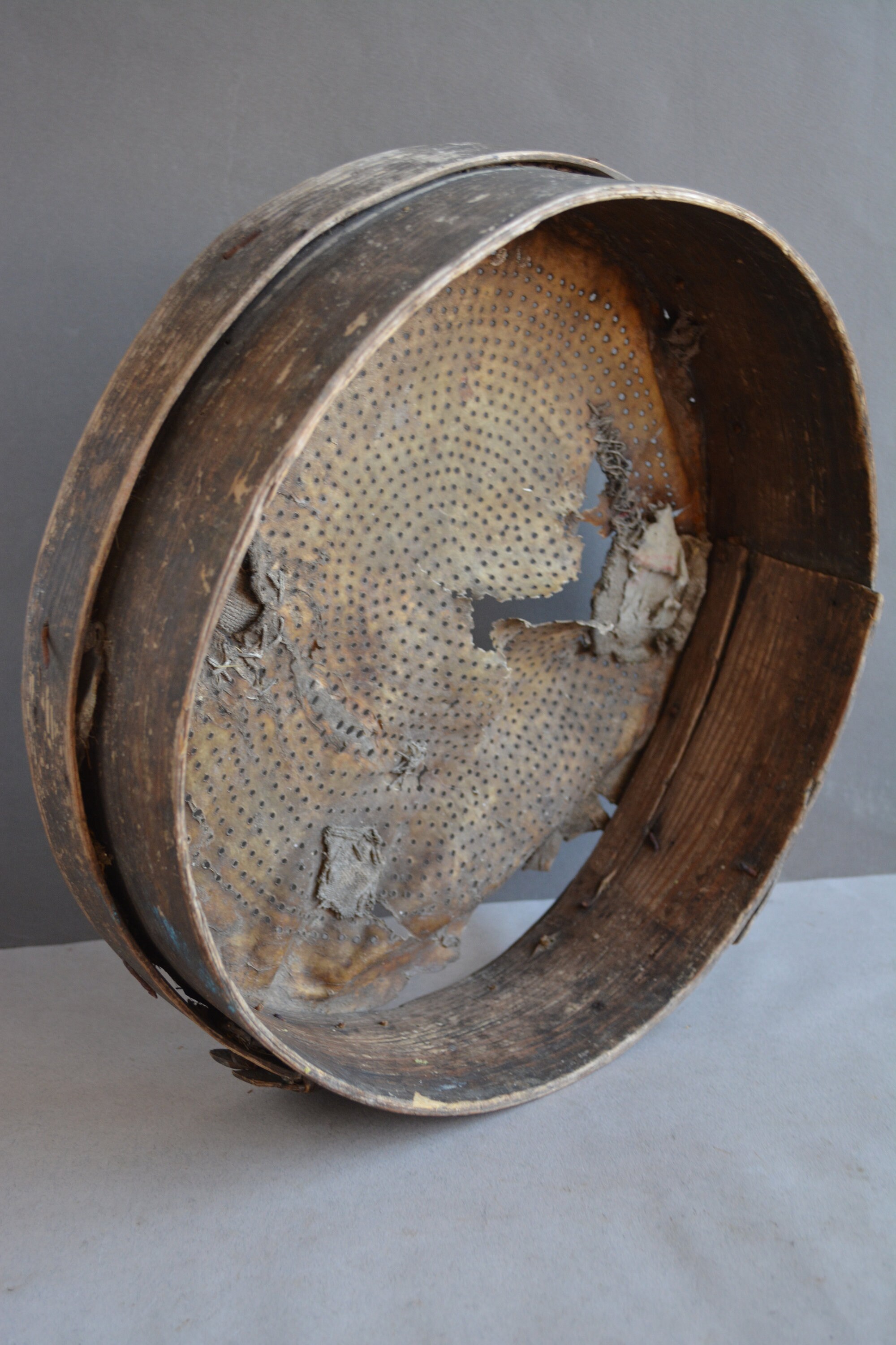 Antique Primitive Wood Sieve Antique Natural Wood Sifter | Etsy