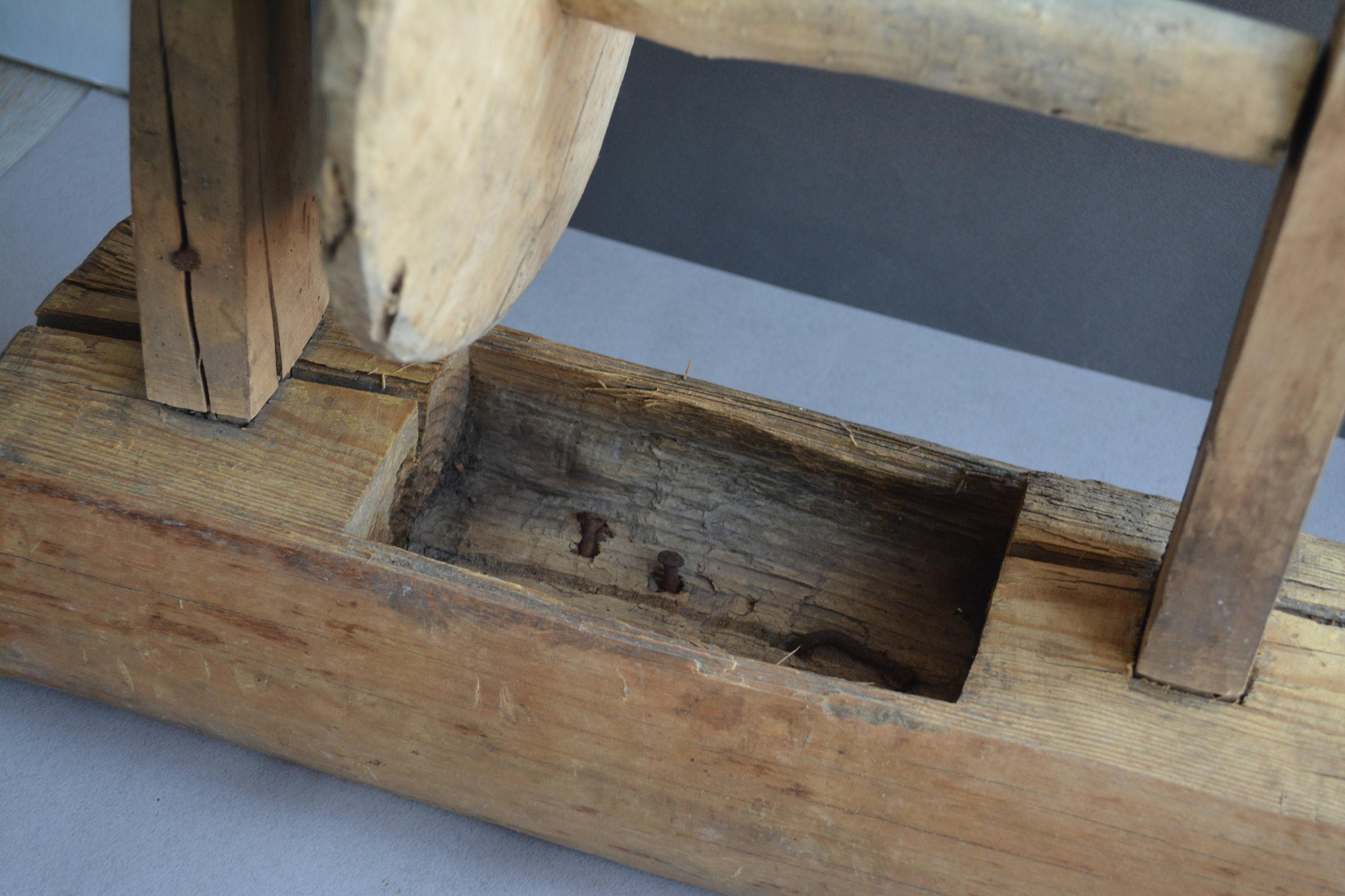 Antique spinning wheel Wooden spinning wheel Primitive tool | Etsy