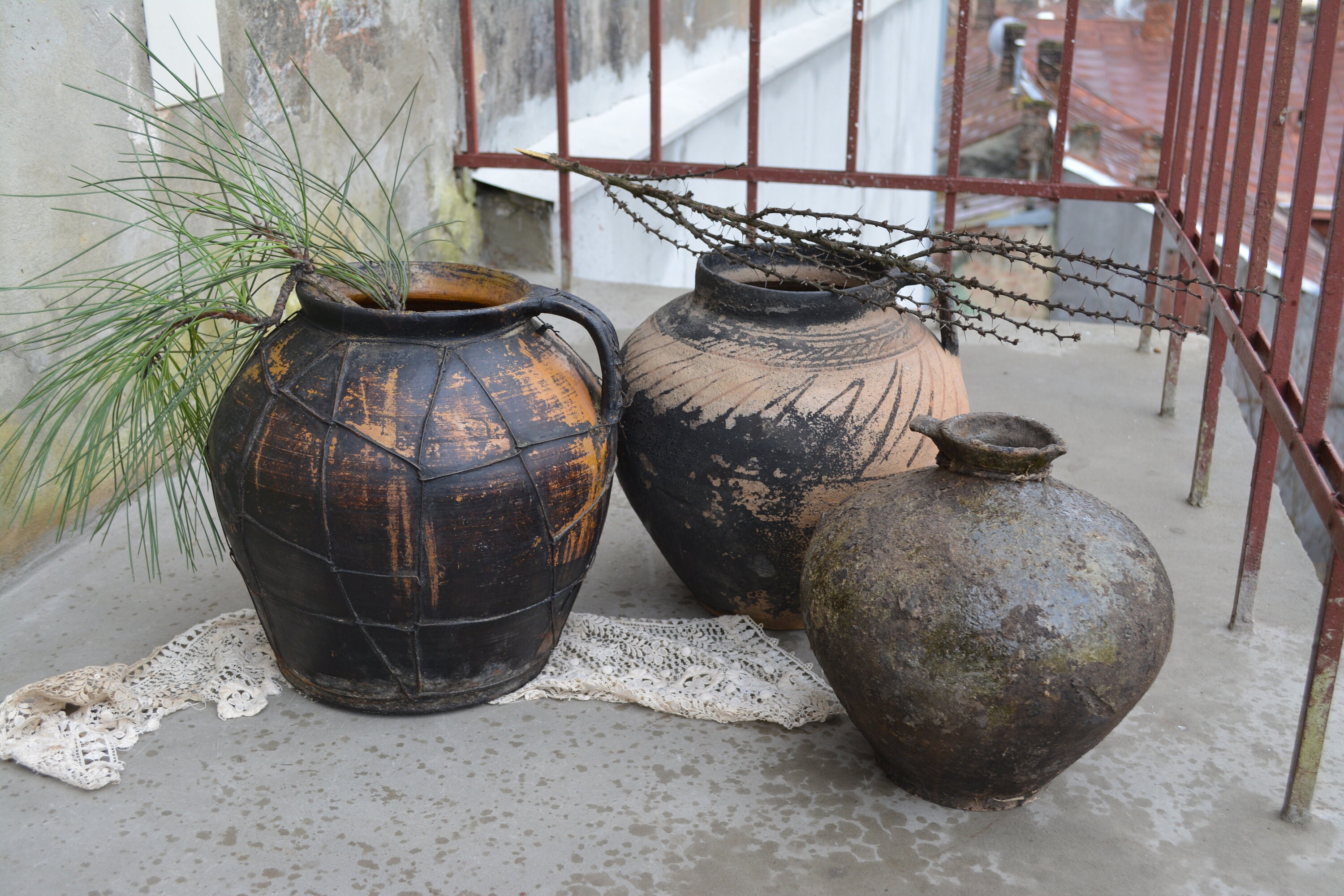 Very Old Antique Ancient Clay Vessel - Rustic Bowl - Antique Clay ...