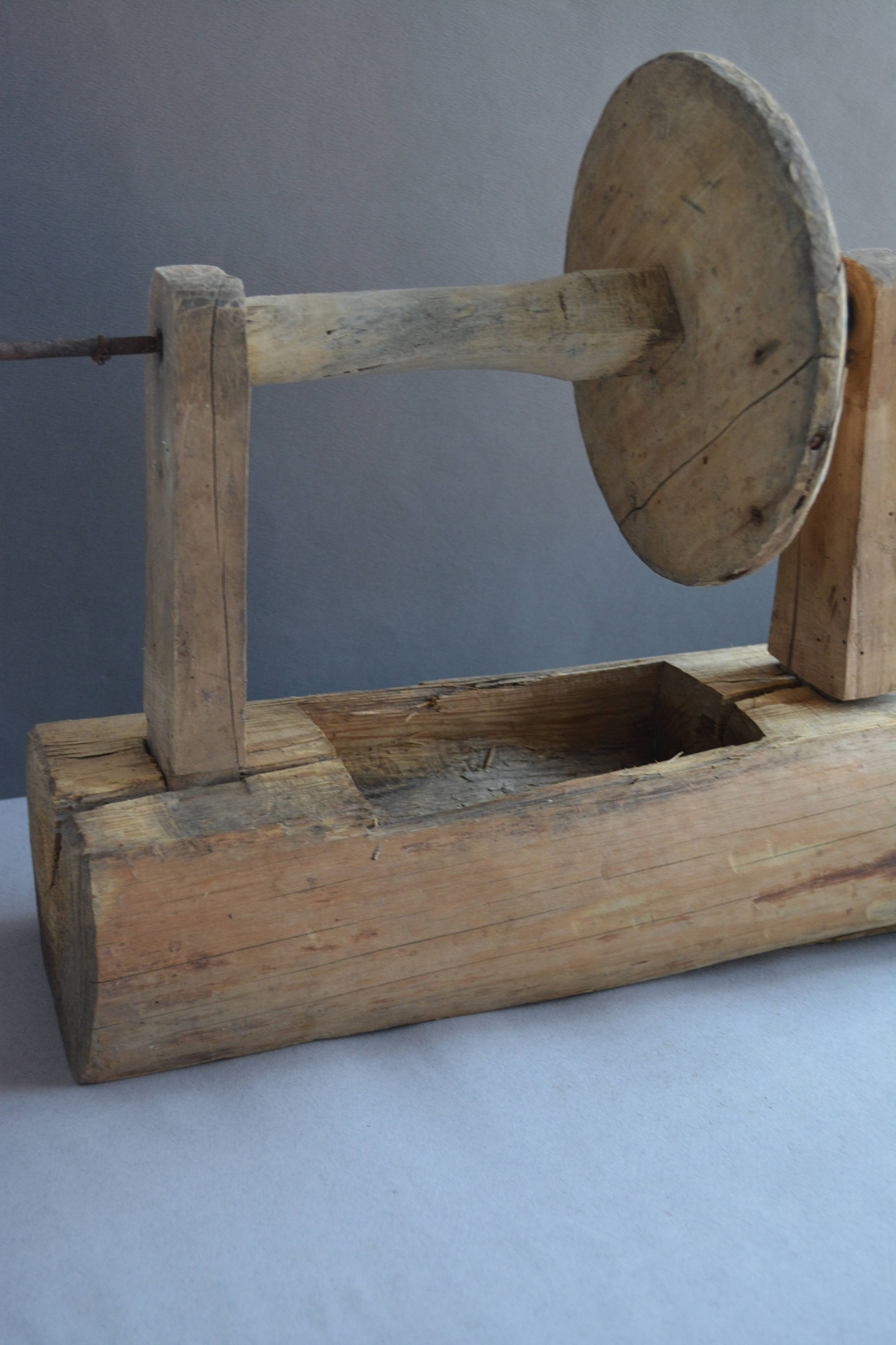 Antique spinning wheel Wooden spinning wheel Primitive tool | Etsy