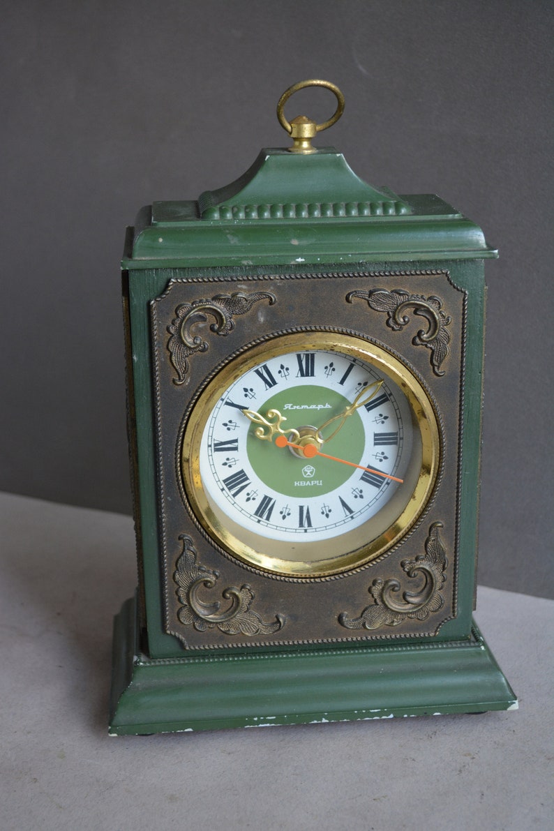 Vintage Travel Alarm Clock JANTAR Mechanical Clock Retro - Etsy