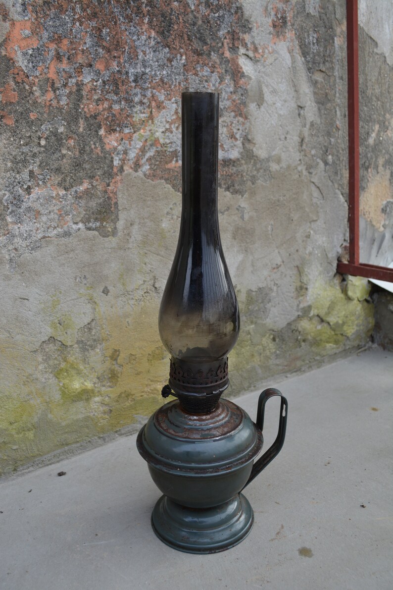Antique Petrol Oil Lamp Rustic Oil Lamp Kerosene Lantern | Etsy