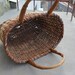 Vintage Antique Wicker Basket Antique Hand Woven Basket Country ...