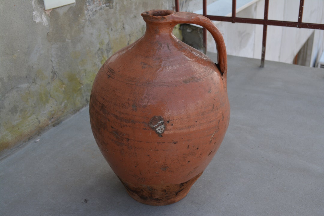 Very Old Antique Ancient Clay Vessel - Rustic Bowl - Antique Clay ...