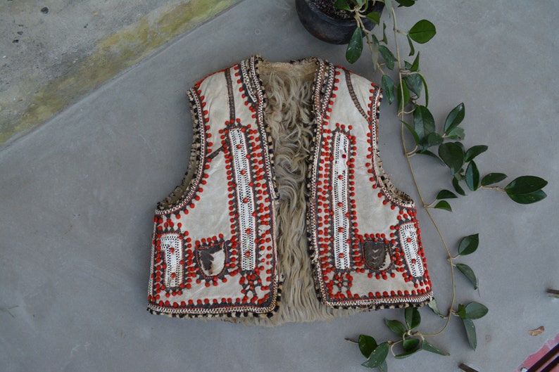 Antique Ukrainian Vest Traditional Ukrainian Sleeveless - Etsy