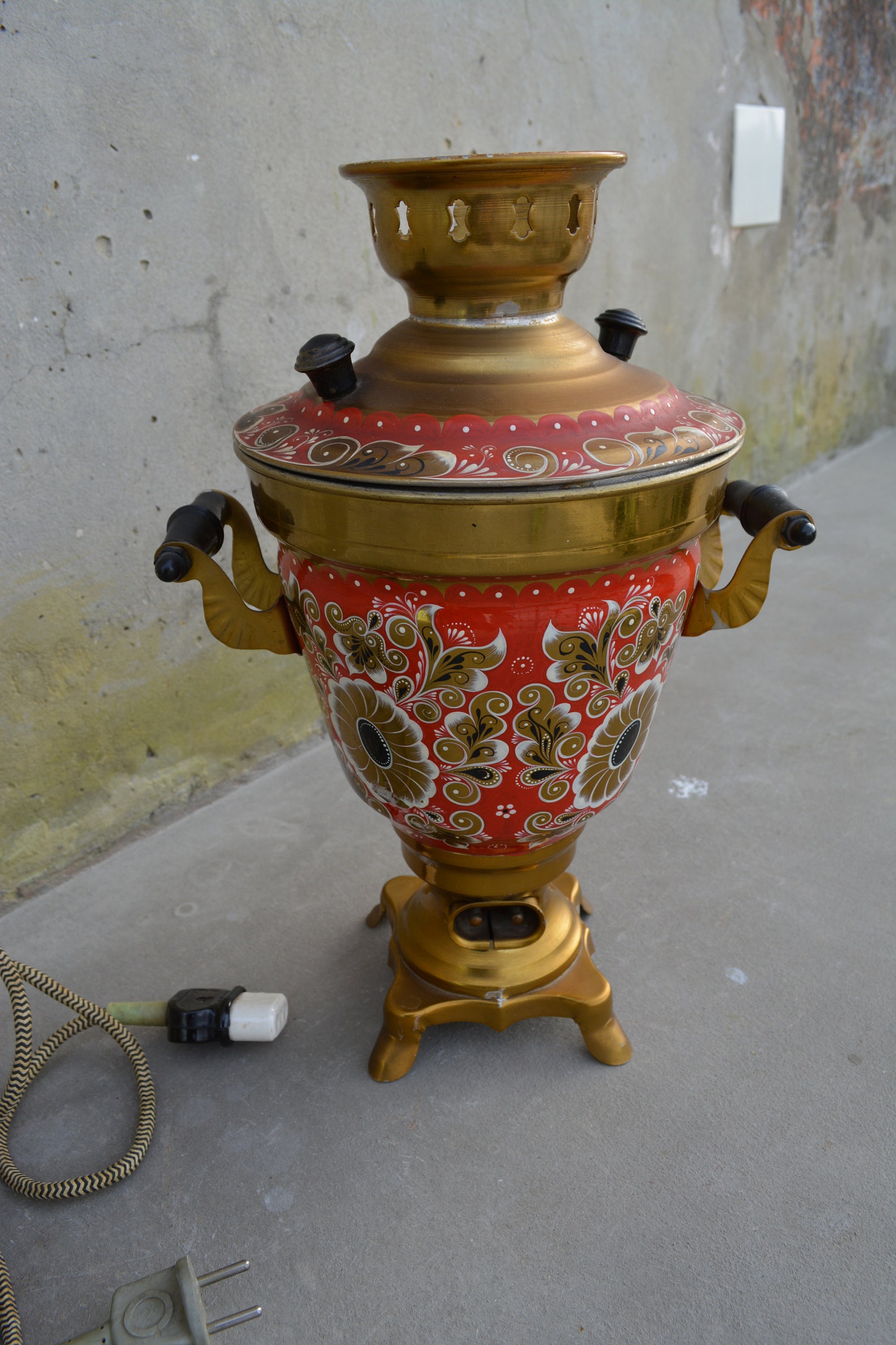 Samovar Russian Large Tea Pot Vintage Soviet Hot Water | Etsy