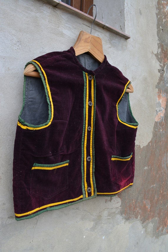 Antique Ukrainian vest Traditional Ukrainian costume… - Gem