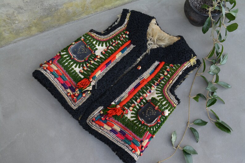 Antique Ukrainian Vest Traditional Ukrainian Sleeveless - Etsy