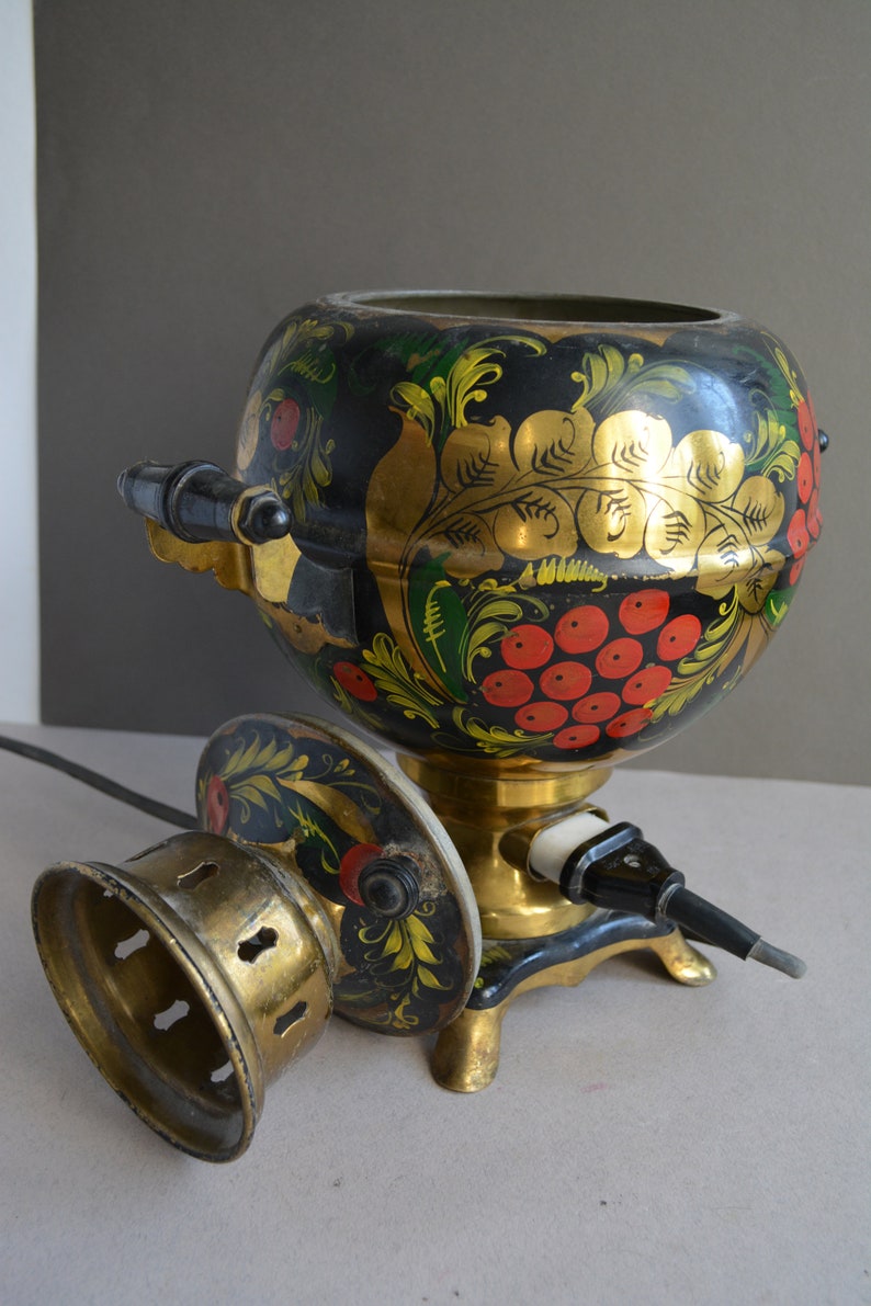 Samovar Russian Large Tea Pot Vintage Soviet Hot Water - Etsy