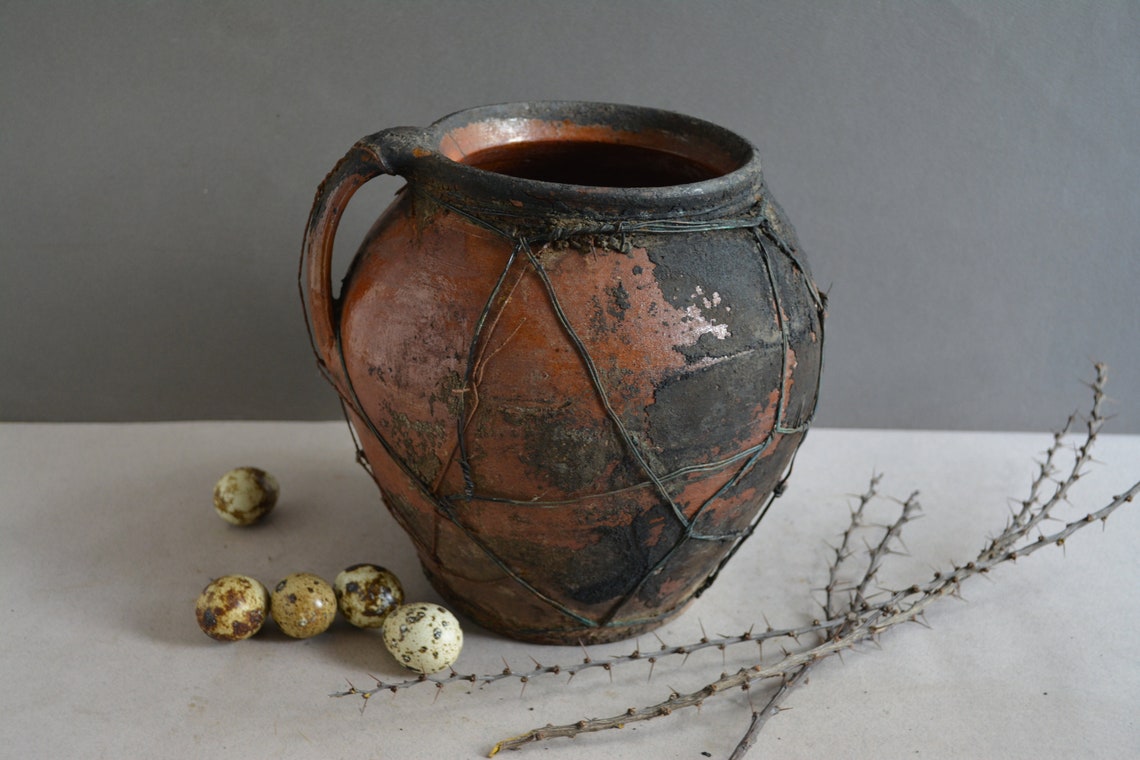 Very Old Antique Ancient Clay Vessel Rustic Bowl Antique - Etsy