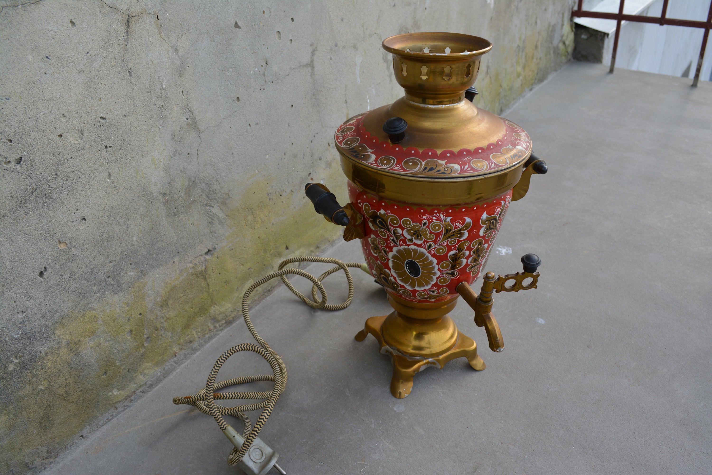 Samovar Russian Large Tea Pot Vintage Soviet Hot Water | Etsy