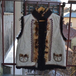 Antique Ukrainian vest Traditional Ukrainian sleeveless | Etsy