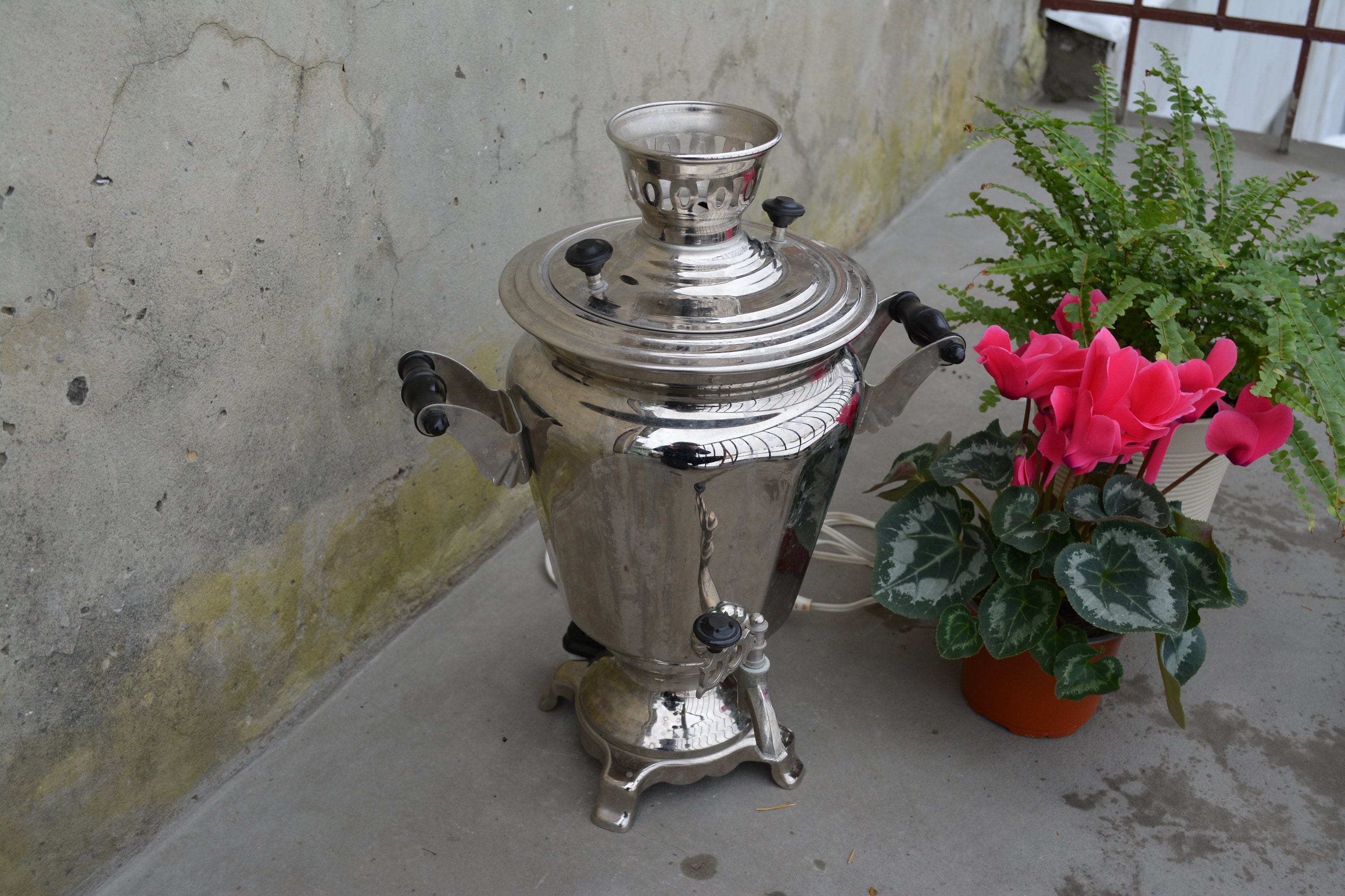 Samovar Russian Large Tea Pot Vintage Soviet Hot Water | Etsy