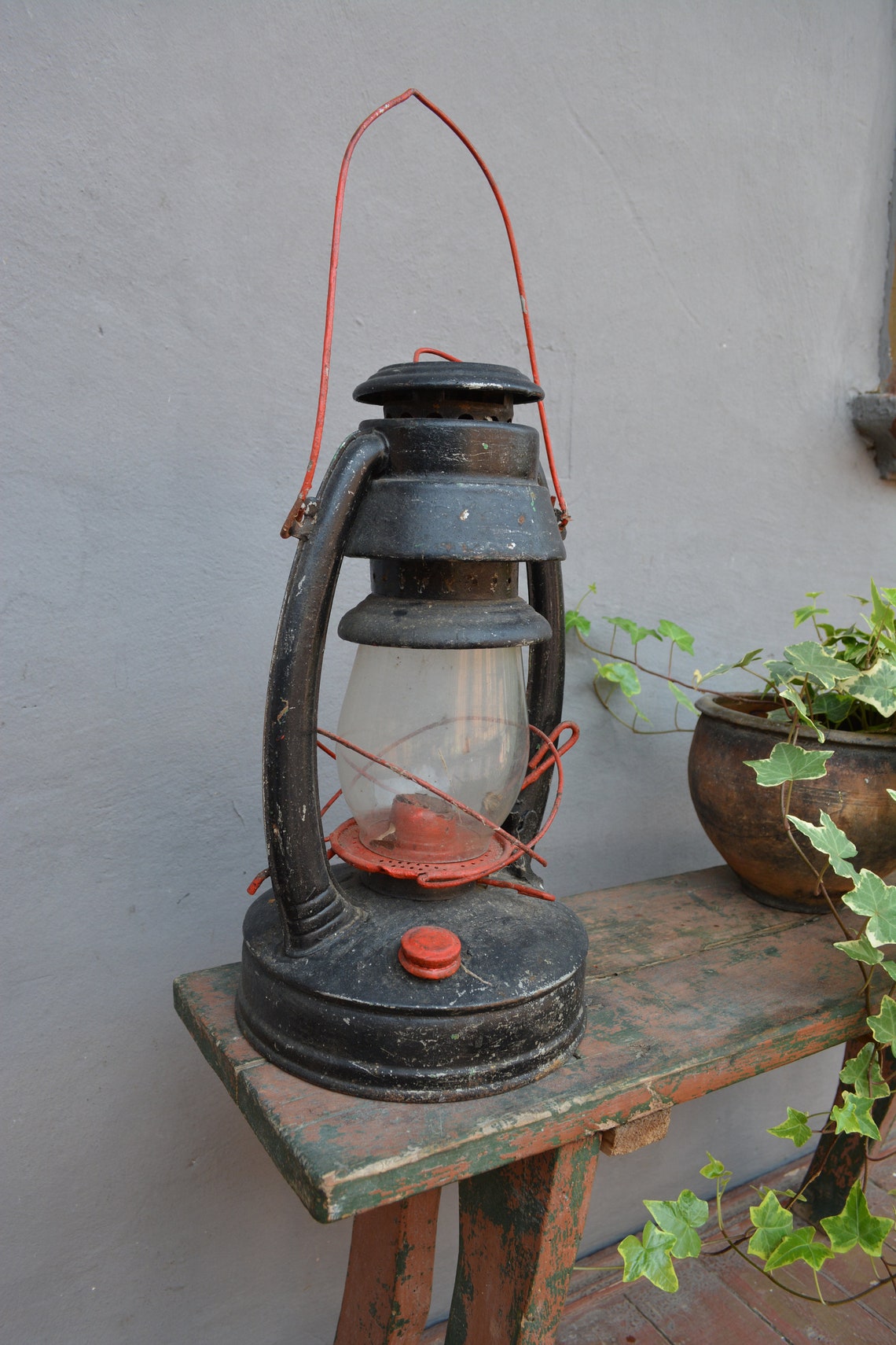 Antique Petrol Oil Lamp Rustic Oil Lamp Kerosene Lantern | Etsy