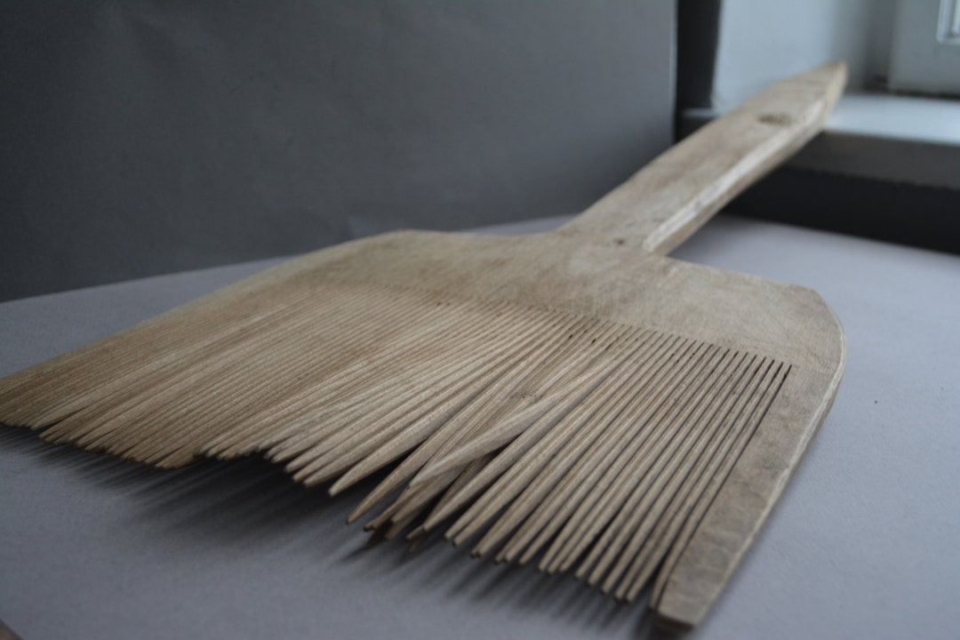 Antique Wool Comb 1930ies Wool Carder Primitives Rustic Decor Vintage ...