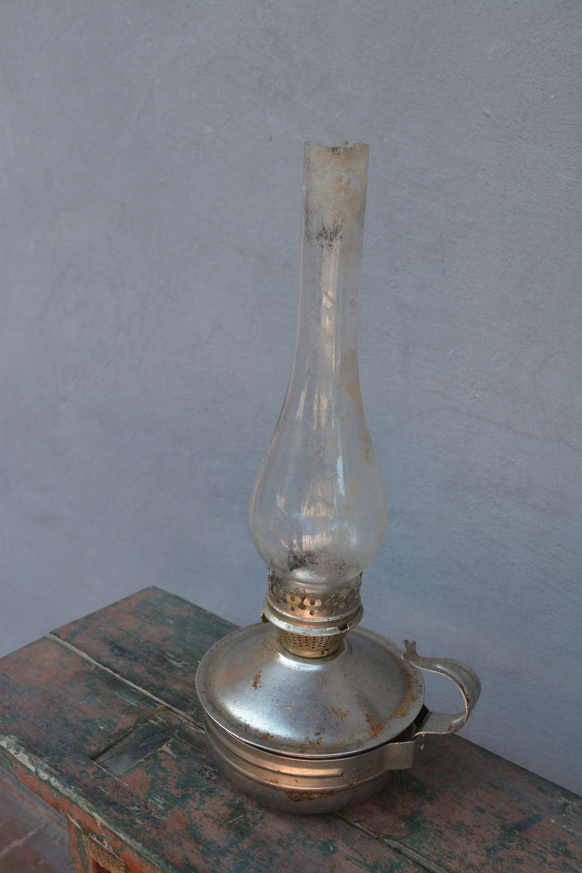 Antique petrol oil lamp Rustic oil lamp Kerosene lantern | Etsy