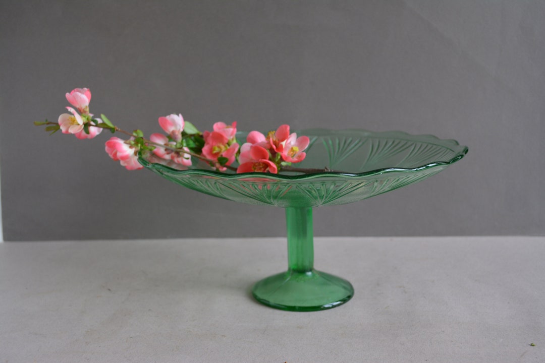 Vintage Vase for Sweets - Wedding Dish - Glass Dishes- Vintage Bowl ...